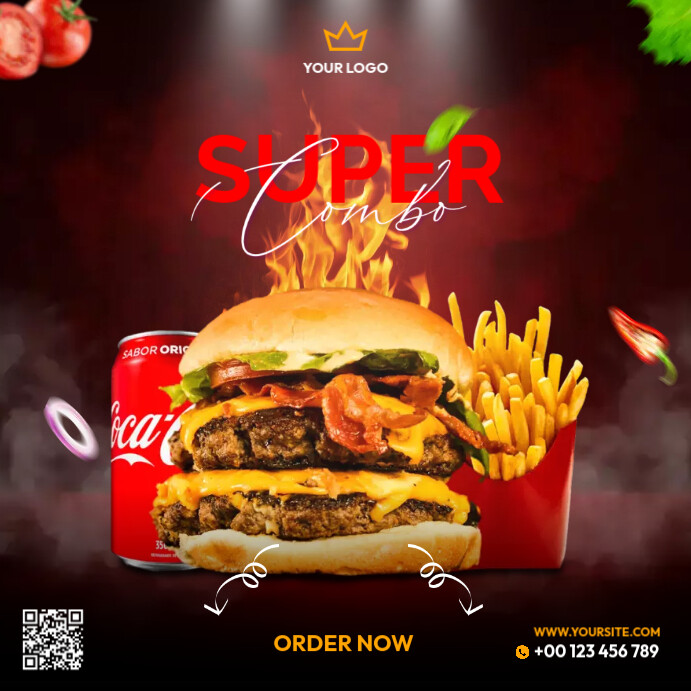 Super combo order now Template | PosterMyWall