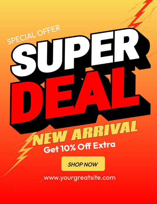Copy of Super Deal Business flyer | PosterMyWall