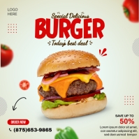 Delicious Burger Menu Template | PosterMyWall