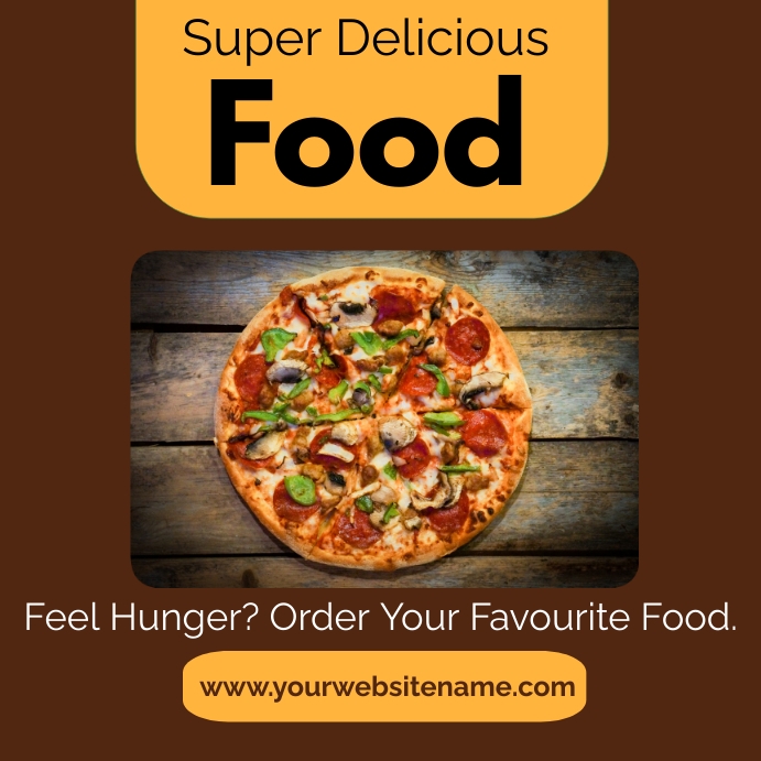 Copy of Super Delicious Food Instagram Post | PosterMyWall