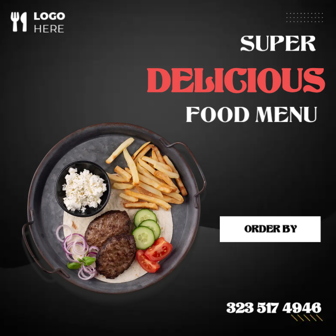 Plantilla de SUPer delicious food menu | PosterMyWall