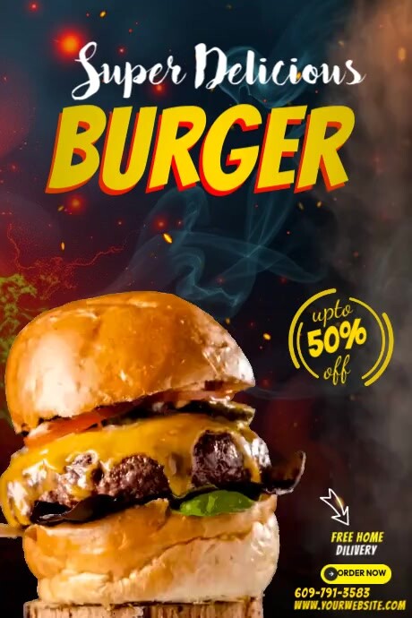 Copy of Super Delicious Menu Ads | PosterMyWall