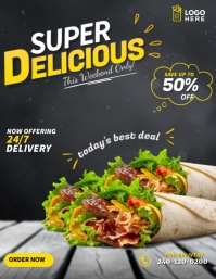 Super Delicious Menu Template | PosterMyWall