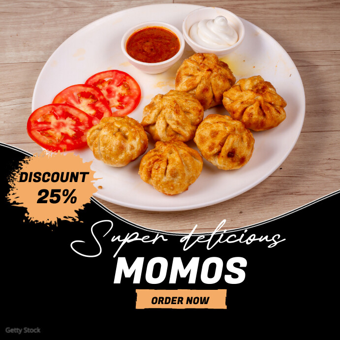 Super delicious momos Template | PosterMyWall