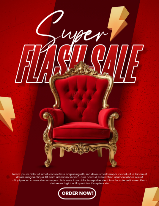 Super Flash Sale Template | PosterMyWall