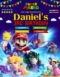 Super Mario Template | PosterMyWall