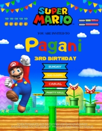 Super Mario Template | PosterMyWall