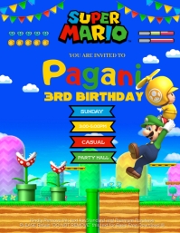 Super Mario Template | PosterMyWall