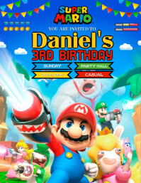 Super Mario Template | PosterMyWall