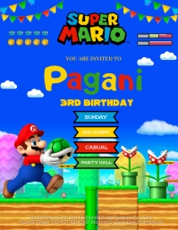 Super Mario Template | PosterMyWall