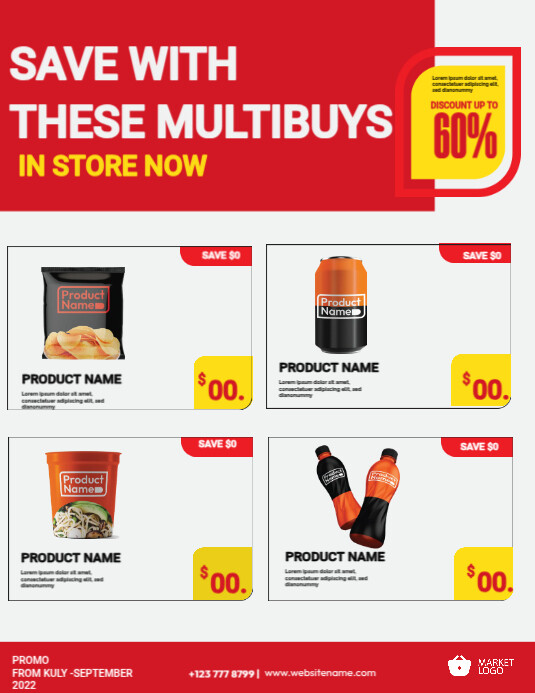 Super Market Ads Template | PosterMyWall