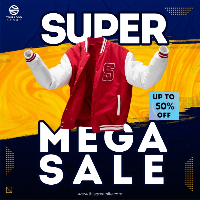 Super Mega Sale Template | PosterMyWall