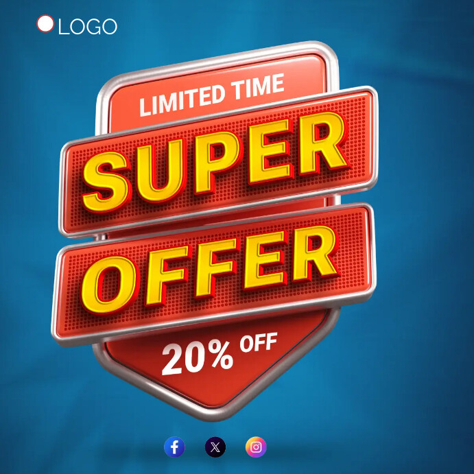 Copy of Super Offer | PosterMyWall