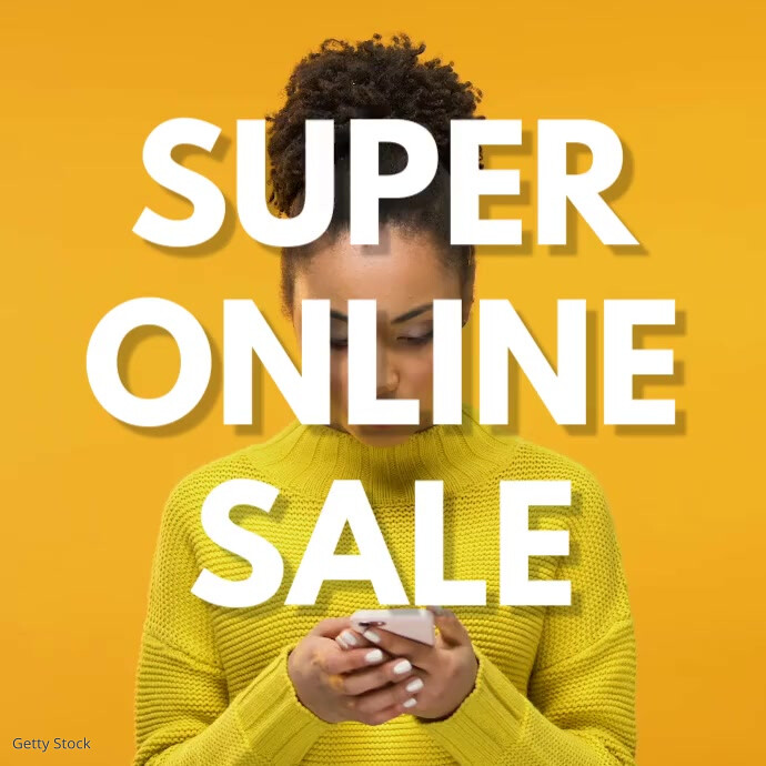 Super online Sale Video Square Ad Template Ha | PosterMyWall