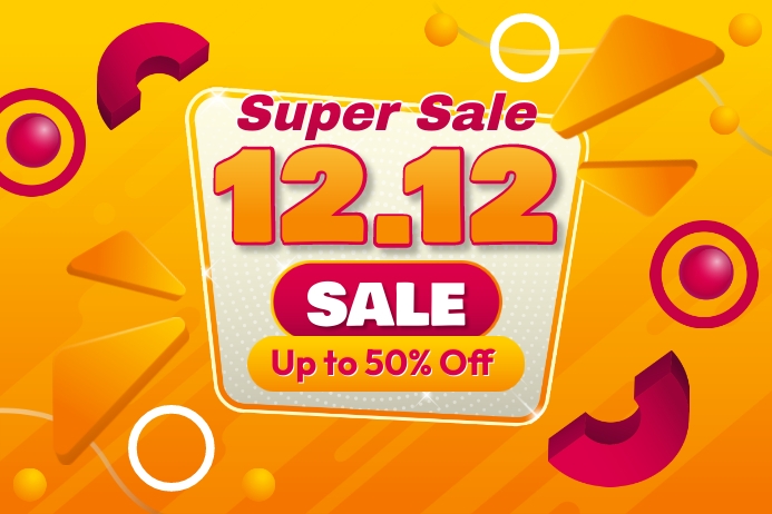 Copy of Super Sale 12.12 Sale | PosterMyWall