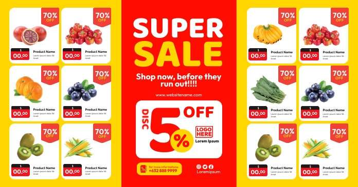 Super Sale Catalog Template | PosterMyWall