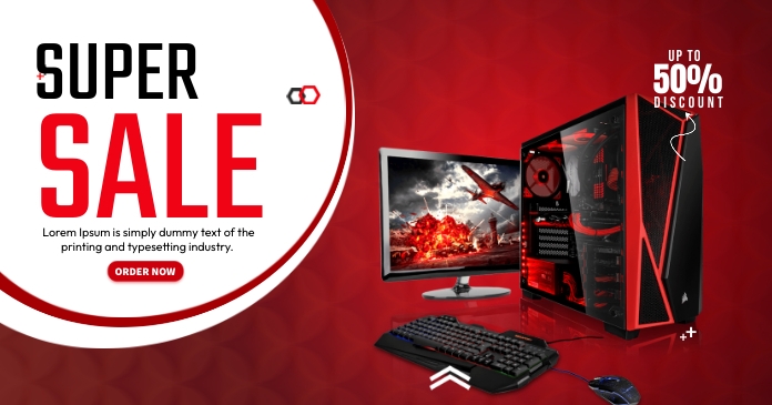 Copy of Super Sale Computer Template | PosterMyWall