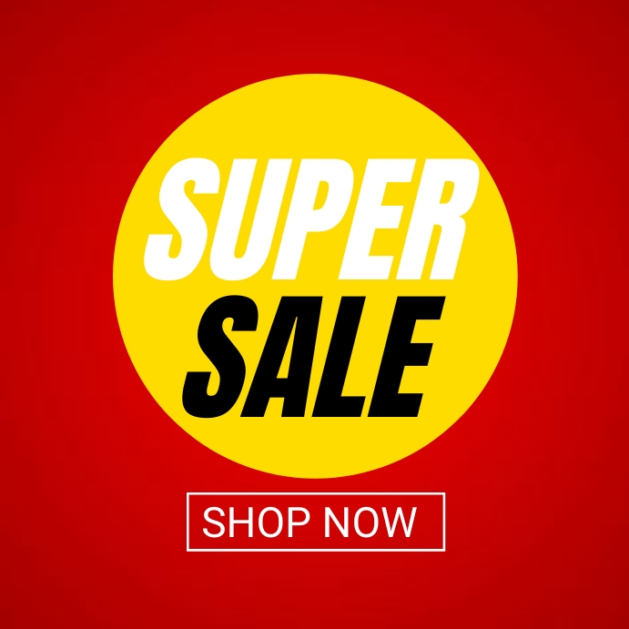 SUPER SALE Template | PosterMyWall