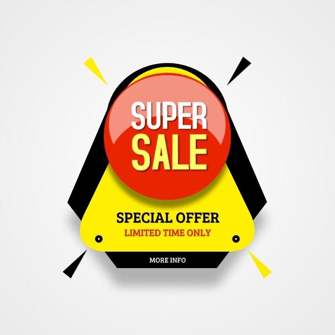Super Sale Template | PosterMyWall