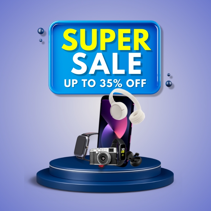 Super Sale Gadget Template | PosterMyWall