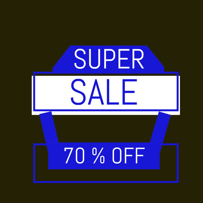 Super sale promotion banner template | PosterMyWall