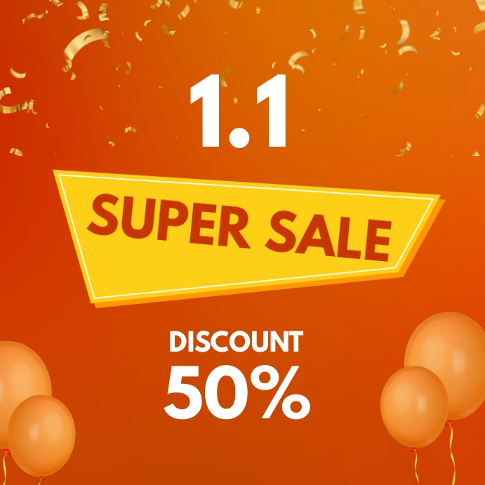 SUPER SALE RETAIL TEMPLATE | PosterMyWall