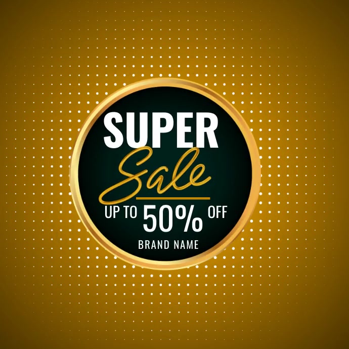 super sale square Template | PosterMyWall