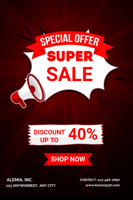 Copy of Super Sale Temy | PosterMyWall