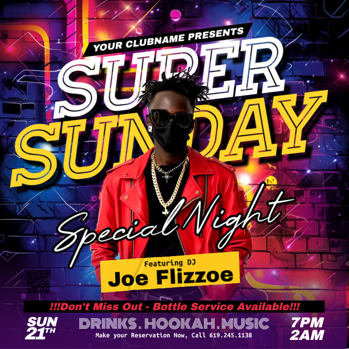 Plantilla de Super Sunday | PosterMyWall