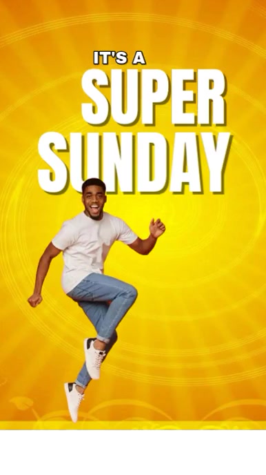 SUPER SUNDAY Template | PosterMyWall