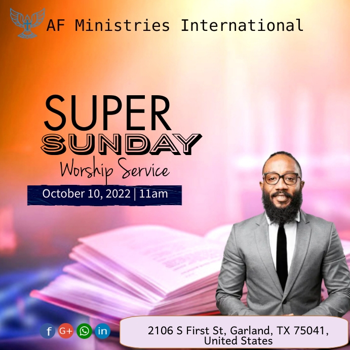 Super Sunday Template | PosterMyWall