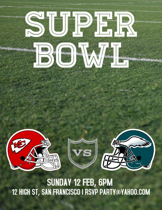 Copy of Superbowl party | PosterMyWall
