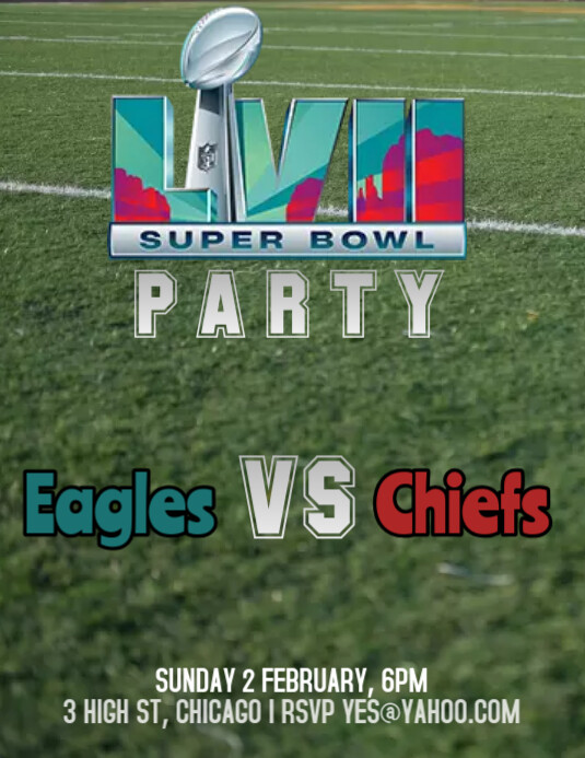 superbowl party LIV (1) Template | PosterMyWall