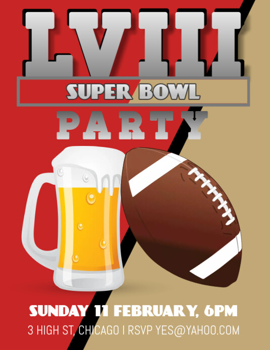 Copy of superbowl party LIV (6) | PosterMyWall