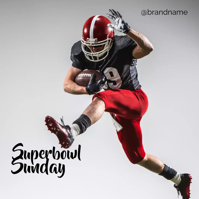 Superbowl Sunday Design Template | PosterMyWall