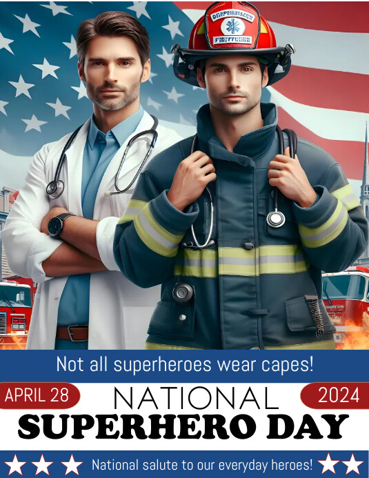 Superhero day template | PosterMyWall
