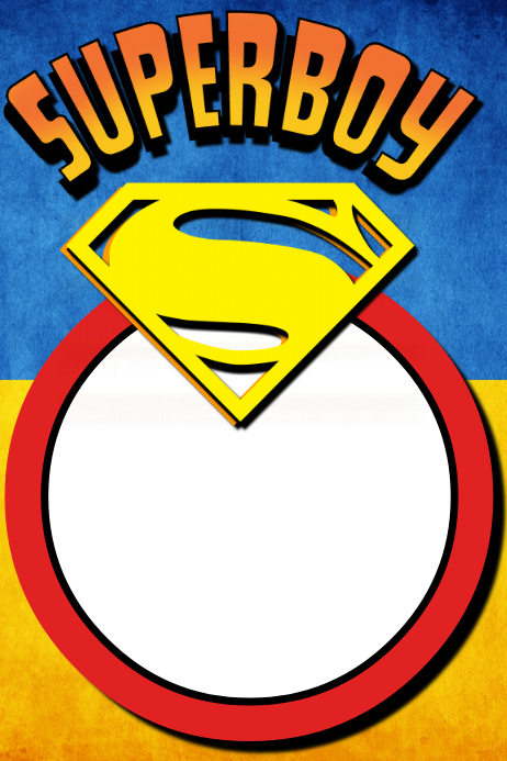 Superhero party Prop Frame Template | PosterMyWall