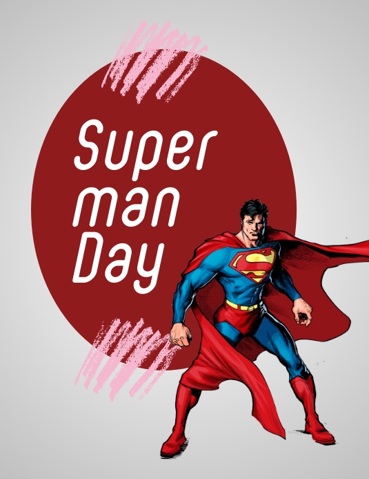 Superman Day Template | PosterMyWall