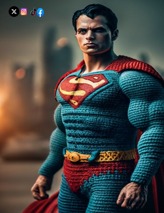 Copy of Superman Potrait Art. | PosterMyWall