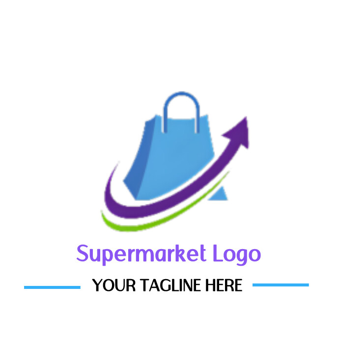 Supermarket logo Template | PosterMyWall