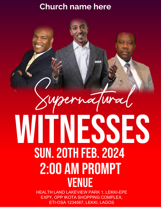 supernatural witness flyers Template | PosterMyWall