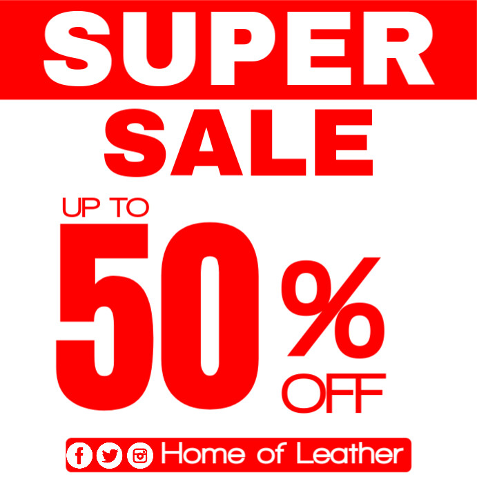 SUPPER SALE AD Template | PosterMyWall