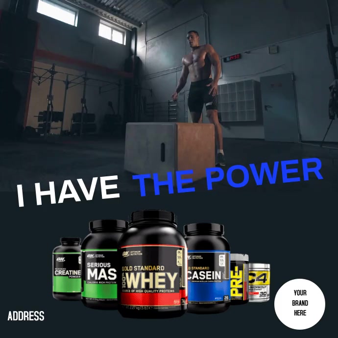 SUPPLEMENT Template | PosterMyWall