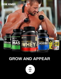 SUPPLEMENTS Template | PosterMyWall