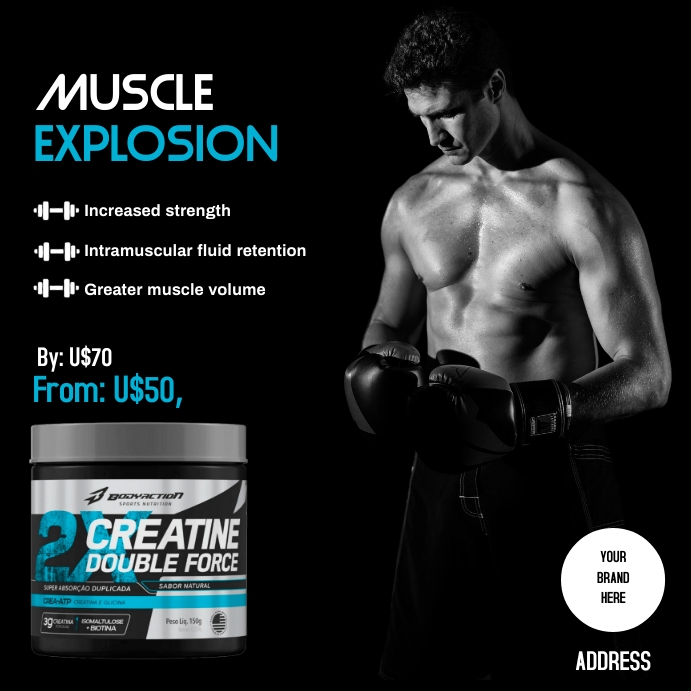 SUPPLEMENTS Template | PosterMyWall