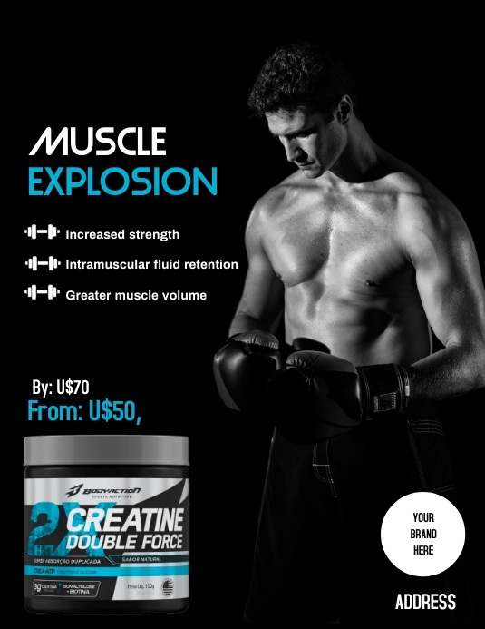 SUPPLEMENTS Template | PosterMyWall