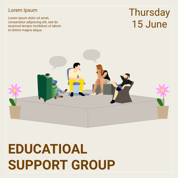 Copy of Support Group | PosterMyWall