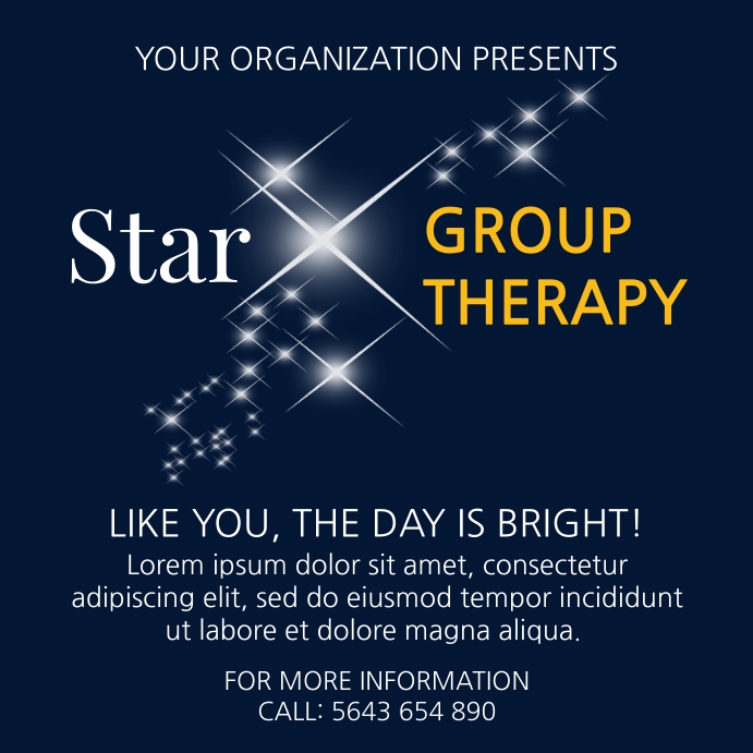 Support Group Template | PosterMyWall