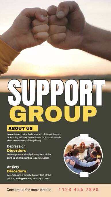 Copy of Support Group | PosterMyWall