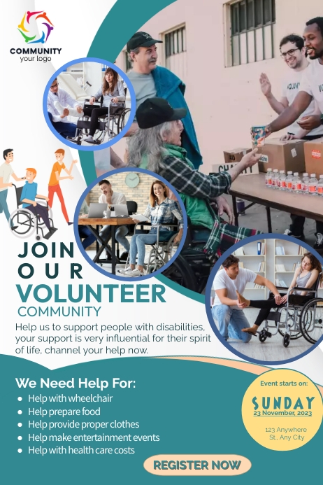 SUPPORT GROUP Template | PosterMyWall